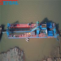 China Centrifuge Mining Diamond Dredger for River Gold Total Length 24m-38m US Currency for sale