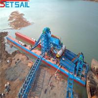 China Centrifuge Mining Diamond Dredger for River Gold Total Length 24m-38m US Currency for sale