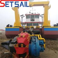 China 800m-5000m Discharge Distance Hydraulic Sand Suction Dredger with Bucket Wheel Cutter for sale