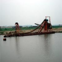 China 24m-38m Total Length Hydrocyclone Cyclone Type High Capacity Chain Bucket Gold Dredger for sale