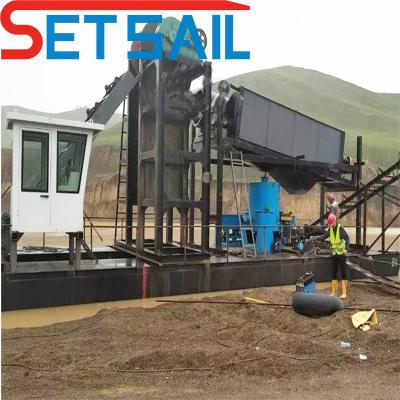China Set Sail Chain Bucket Dredge Gold Diamond Mining Dredger within Customer Requirements for sale