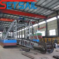China 7.5kw-20kw Power Injection Pump Power Chain Bucket Mining Sand Gold Dredger for Congo for sale