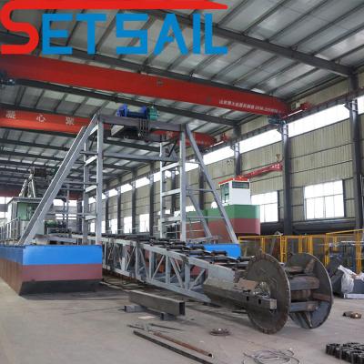 China 7.5kw-20kw Power Injection Pump Power Chain Bucket Mining Sand Gold Dredger for Congo for sale