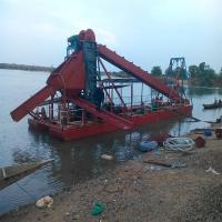 China 37kw-200kw Cumins Generator Sets Performance River Bucket Chain Sand Gold Mining Dredger for sale