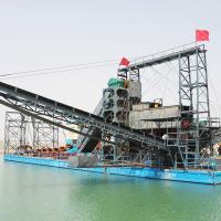 China 37kw-200kw Cumins Generator Sets Performance River Bucket Chain Sand Gold Mining Dredger for sale