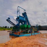 China 3900.00cm * 860.00cm * 225.00cm Package Size Gold Dredging Ship for River and Lake for sale