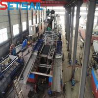 China Hull Length 24-50 Meter Bucket Chain River Diamond Dredger with Agitation Gold Chute for sale