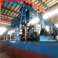 China Chain Bucket Gold and Diamond Mining Machinery with Agitation Chute Hight 1.0m-2m for sale