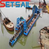 China 60-500 Cubic Meter Capacity River Gold Mining Dredging Equipment with Bucket Chain for sale