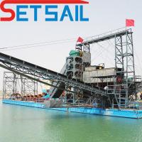 China Capacity Chain Bucket Mining Equipment for Lake Gold Diamond 60-500 Cubic Meter Capacity for sale