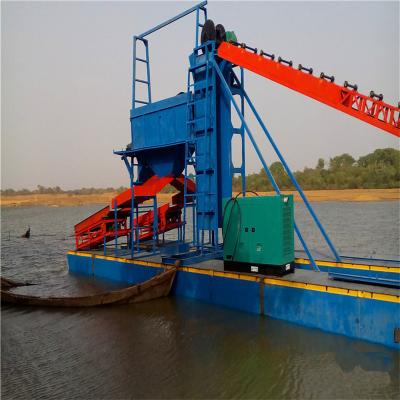 China 7m-30m Dredging Depth Iron Powder/Tin Mining Equipment for Diamond Mining Boat for sale