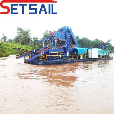 China 7.5kw-20kw Injection Pump Power Customization Lake Chain Bucket Mining Equipment for Gold for sale
