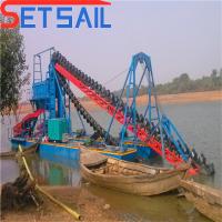 China 7.5kw-100kw Lifting Motor Power High Capacity Bucket Chain Gold and Diamond Dredger for sale