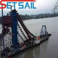 China QHCBD-8 Bucket Chain Mining Dredger for River Diamond Chain Quantity 172PCS-200PCS for sale