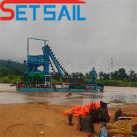 China QHCBD-8 Bucket Chain Mining Dredger for River Diamond Chain Quantity 172PCS-200PCS for sale