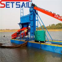 China Chain Bucket River Gold and Lake Diamond Mining Dredger US Currency 60m3-300m3 Capacity for sale