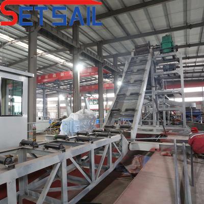 China 5.5kw-20kw Drum Screen Power CTN Slot Type Bucket Chain Mining Dredger for River Gold for sale