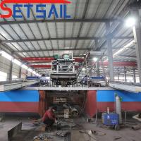 China Multi Color Chain Bucket Gold Dredger for River Package Gross Weight 90000.000kg for sale