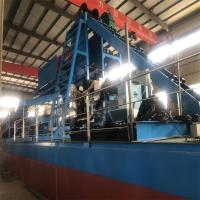 China High Capacity Bucket Chain River Gold Dredger QHCBD-5 with Diamond Jigging Equipment for sale