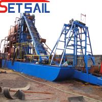 China 37kw-200kw Digging Main Motor Power Chain Bucket River Mining Dredger for Lake Diamond for sale