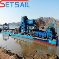 China Customized Carbon Steel Bucket Chain River Gold and Diamond Dredger with Trommel Screen for sale