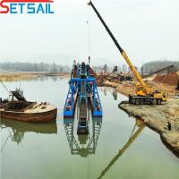 China 50-300m3 Durable Hull Chain Bucket River Mining Dredger for Lake Gold in Multi Color for sale