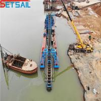 China 50-300m3 Durable Hull Chain Bucket River Mining Dredger for Lake Gold in Multi Color for sale