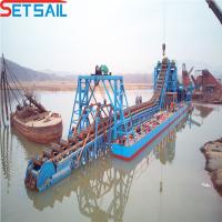 China 50-300m3 Durable Hull Chain Bucket River Mining Dredger for Lake Gold in Multi Color for sale