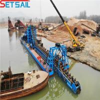 China 50-300m3 Durable Hull Chain Bucket River Mining Dredger for Lake Gold in Multi Color for sale