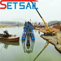 China Set Sail Bucket Chain Gold Dredger Used in River with Jigging Equipment and Return Policy for sale