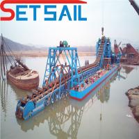 China Set Sail Bucket Chain Gold Dredger Used in River with Jigging Equipment and Return Policy for sale