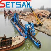 China Set Sail Bucket Chain Gold Dredger Used in River with Jigging Equipment and Return Policy for sale