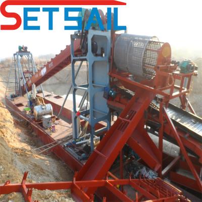 China Chain Bucket Mining Dredger for Gold and Diamond within Diesel Engine Generator Sets for sale
