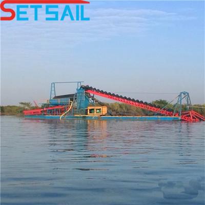 China 380V Lifelong After-sales Service Chain Bucket Gold Dredger for Diamond Mining in 2023 for sale
