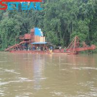 China 380V Lifelong After-sales Service Chain Bucket Gold Dredger for Diamond Mining in 2023 for sale