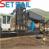 China Bucket Chain Type Gold Mining Dredger with 60000.000kg Package Gross Weight and Consumption for sale