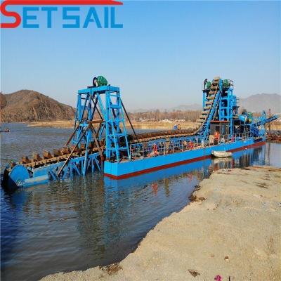 China 150 Cubic Meter Chain Bucket Boat for Diamond Mining Shipping Cost and Delivery Time for sale