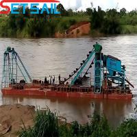 China River Used Chain Bucket Sand Dredger with Total Fuel Consumption 14L-39L and Competitive for sale