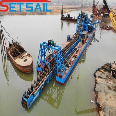 China 14L-39L Total Fuel Consumption Bucket Sand Mud Dredger with Gold Diamond Machine for sale