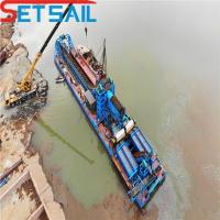 China 22kw Lifting Motor Power Made in Chain Bucket Mining Dredger with Agitation Chute for sale