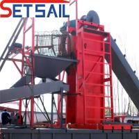 China Chain Bucket Gold and Diamond Mining Boat with Anchor Total Length 38 Meter Deposit for sale