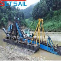 China Marine Steel Plate Diesel Engine Chain Bucket Sand Dredger for Reservoir Dredging for sale