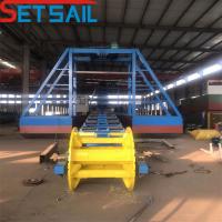 China Marine Steel Plate Diesel Engine Chain Bucket Sand Dredger for Reservoir Dredging for sale