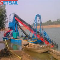 China Chain Bucket Sand and Gold Dredger for River Mining Project QHSD-16 Capacity 60m3-500m3 for sale