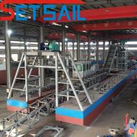 China Chain Bucket River Sand Gold Dredger for Diamond by Total Fuel Consumption 14L-39L for sale