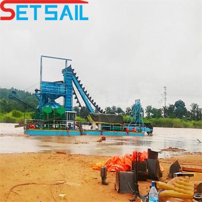 China 1.2 Meter Height Energy Saving Gold Carpet Mining Equipment Popular Type Chain Bucket for sale