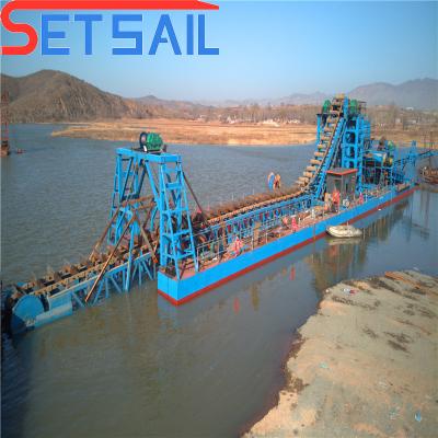 China Chain Bucket River Mining Machinery Equipment for Gold Diamond Extraction and Recovery for sale