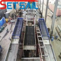 China Chain Bucket Gold Dredger with Jigging Machine Total Fuel Consumption 14L-39L for sale