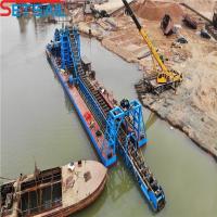 China Chain Bucket Gold Mining Machinery Durable Design and 7.5kw-100kw Lifting Motor Power for sale