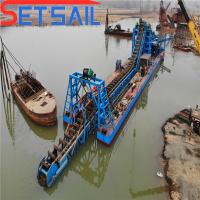 China Transportation Way Sea Freight Chain Bucket River Sand Gold Dredger for Diamond Machinery for sale